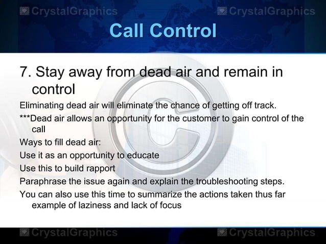 Call center call control | PPTX | Business | Business and Finance