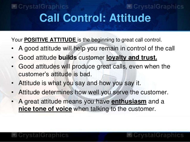 Call center call control