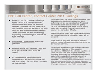 BPO Call Center Contact Center Market Intros | PPT