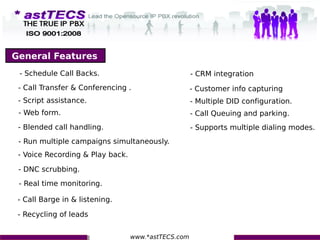 *astTECS - Call Center Solution | PDF