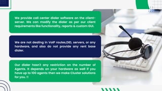 Call Center Dialer Software Best VICIdial Solution - dialerking | PPT