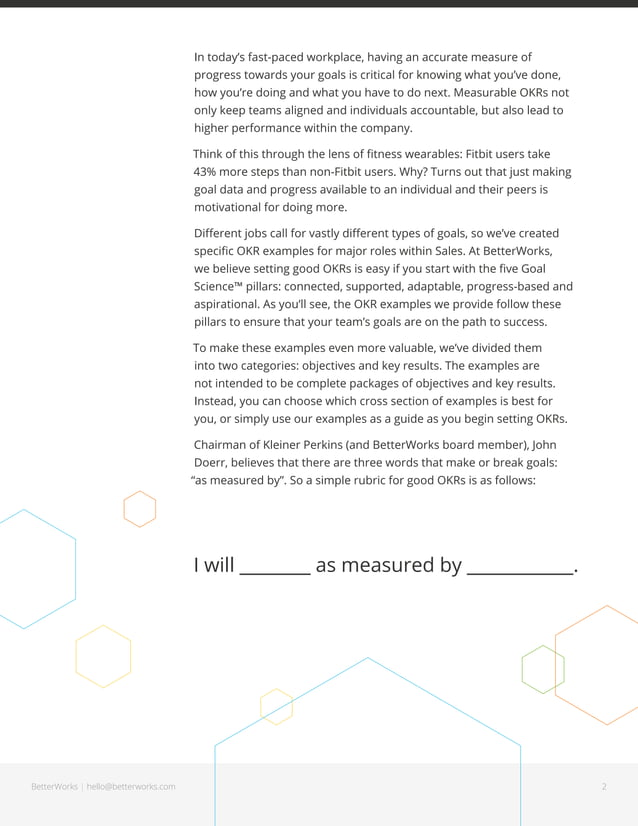 Goal Examples for Call Center | PDF