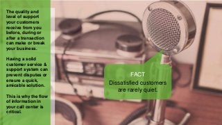 Example Call Center Work/Information Flow Diagram | PPTX