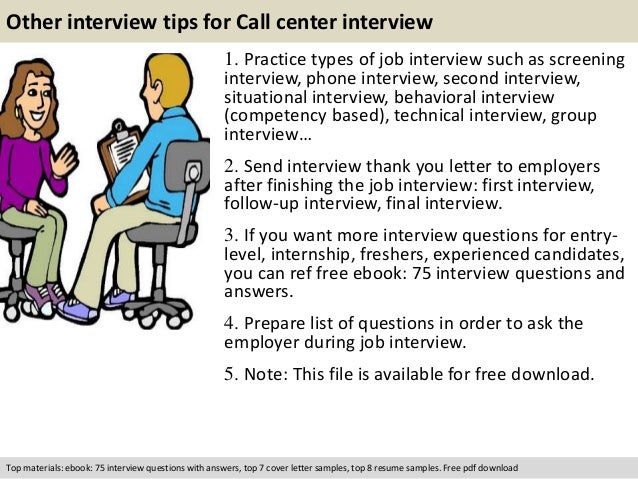 Call center interview questions