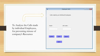 Call center management System | PPSX