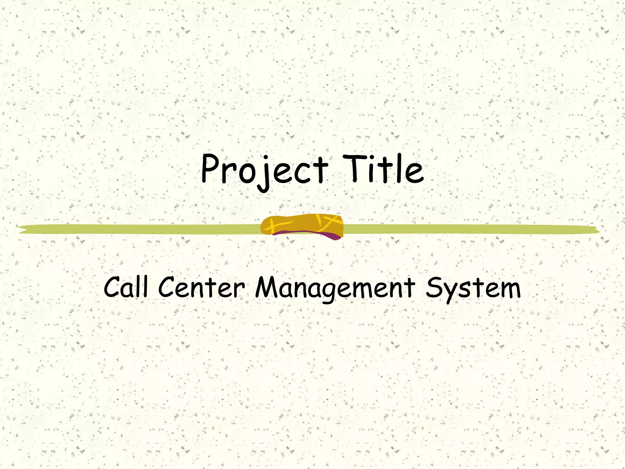 Call center management system ppt | PPT