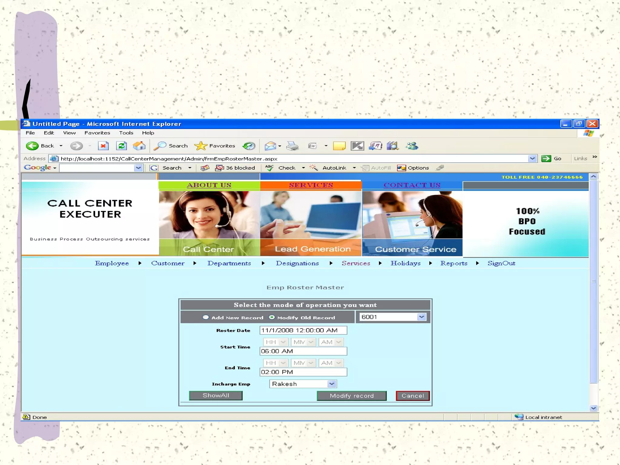 Call center management system ppt | PPT