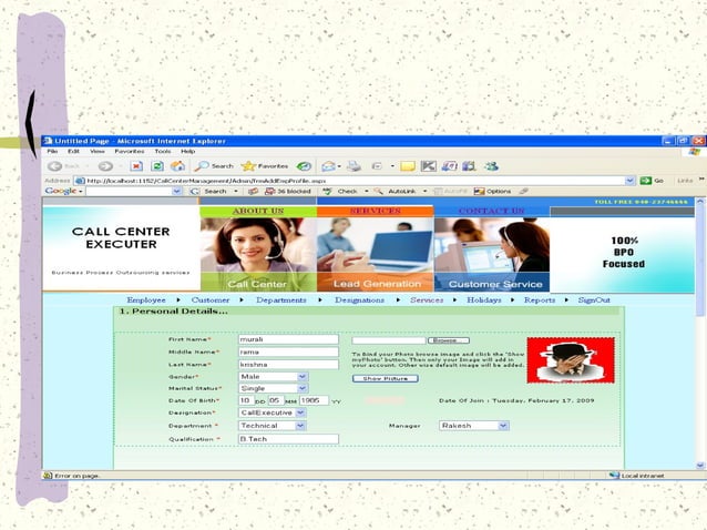 Call center management system ppt | PPT