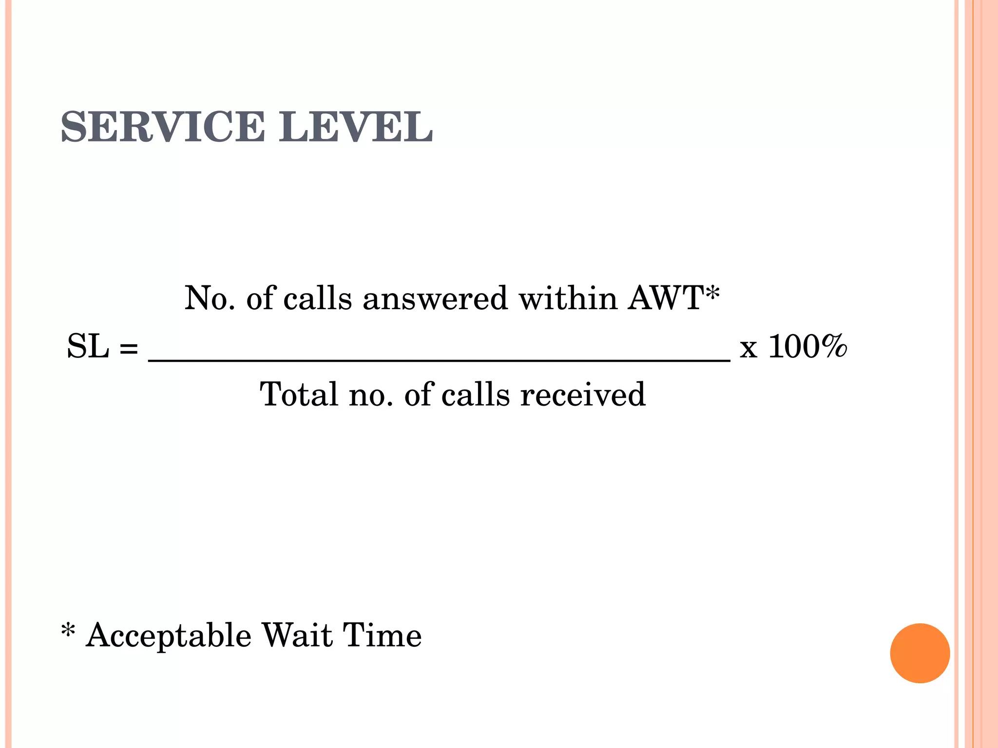 Call Center Mathematics | PPT