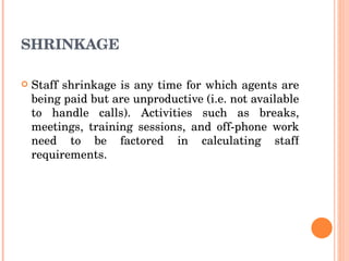 Call Center Mathematics | PPT