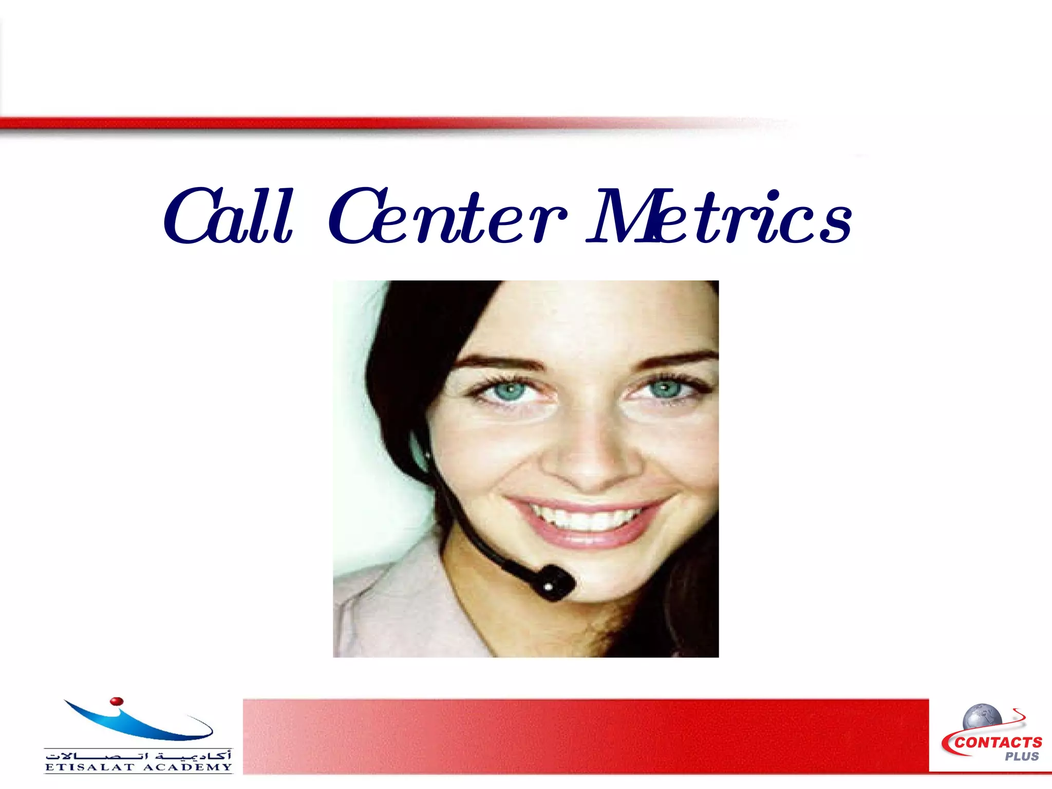 Call Center Metrics | PPT