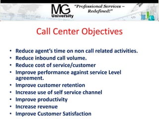 Call Center Process Management 101 | PPTX