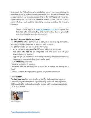 Lead for Call centers and Call center solutions developers and ...