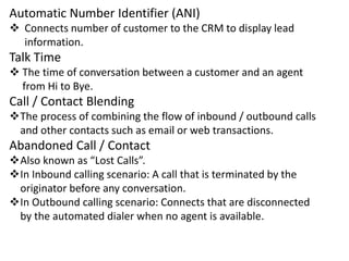 Call center technology(She Power Project) | PPT