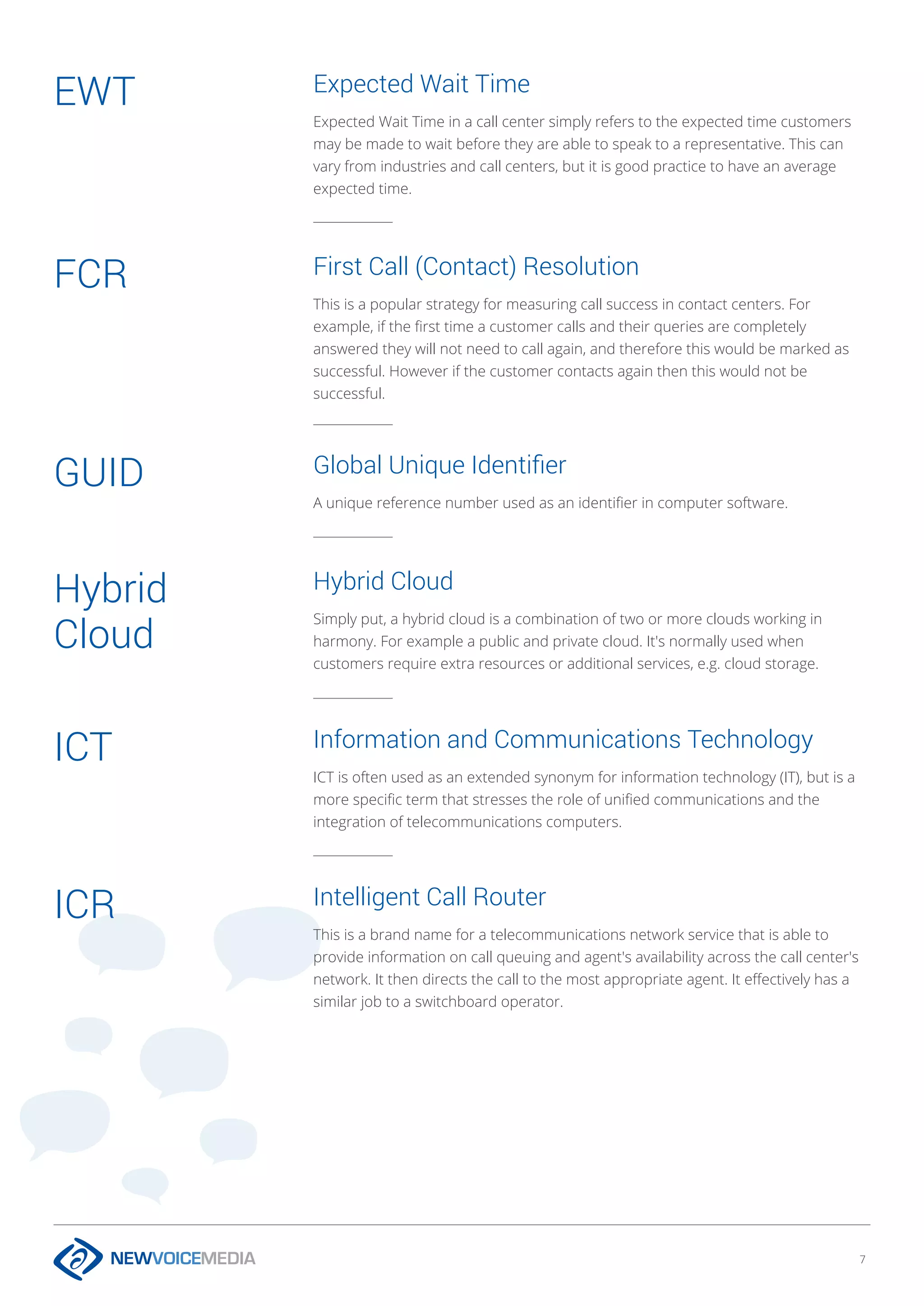 Call center Terminology | PDF | Cloud Computing | Internet
