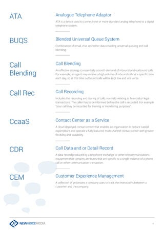 Call center Terminology | PDF | Cloud Computing | Internet