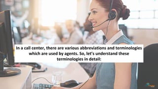 A to Z Call Center Terms You Want to Know | PDF