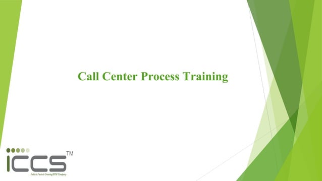 Call center training ppt | PPT