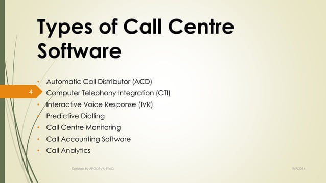 Call Centre Architecture | PPTX