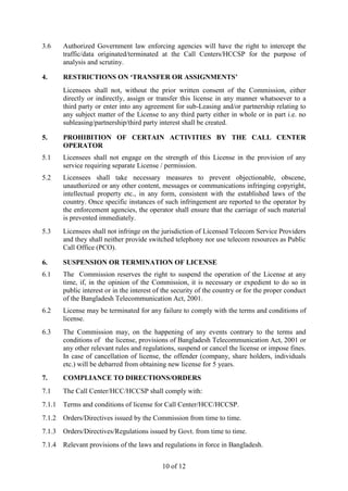 Callcentre guidelines | PDF