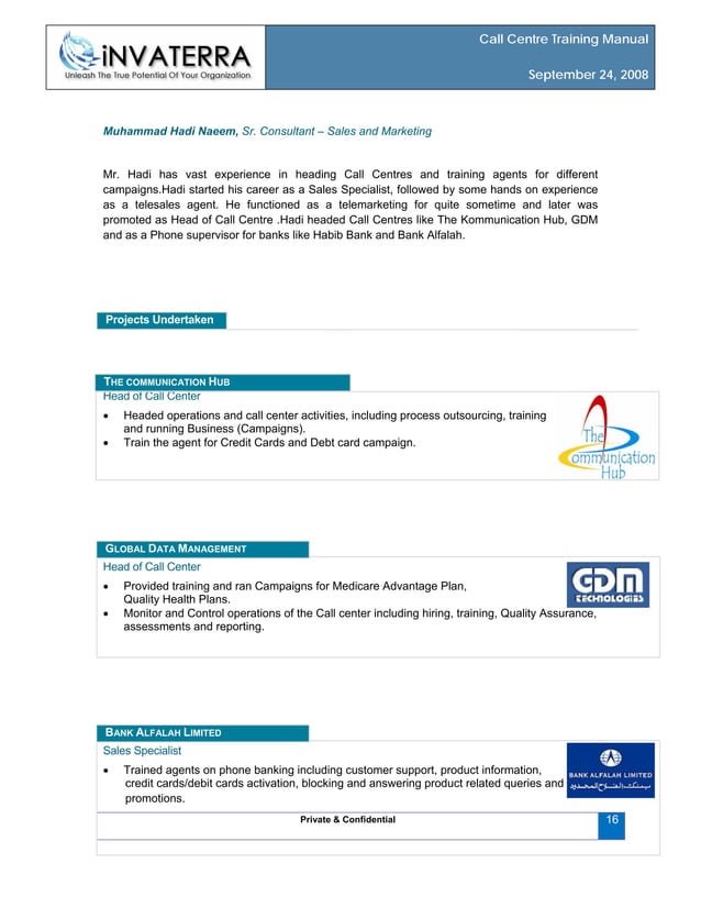 Call centre training manual | PDF | Sales | Business