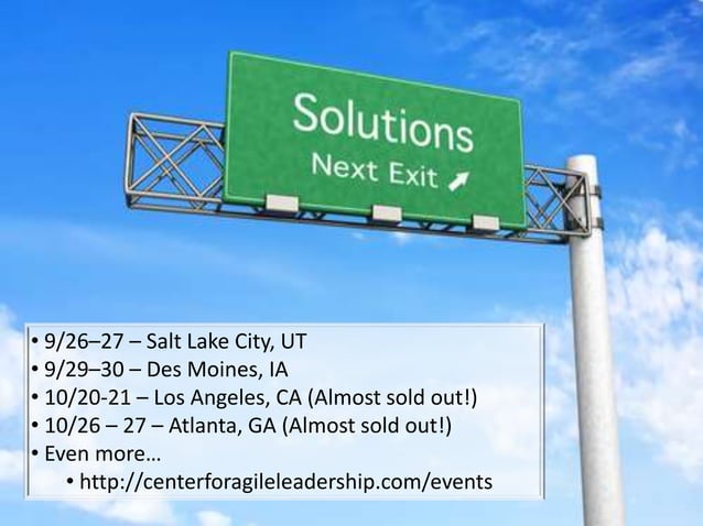 Scrum Alliance's Certified Agile Leadership Program | PPT