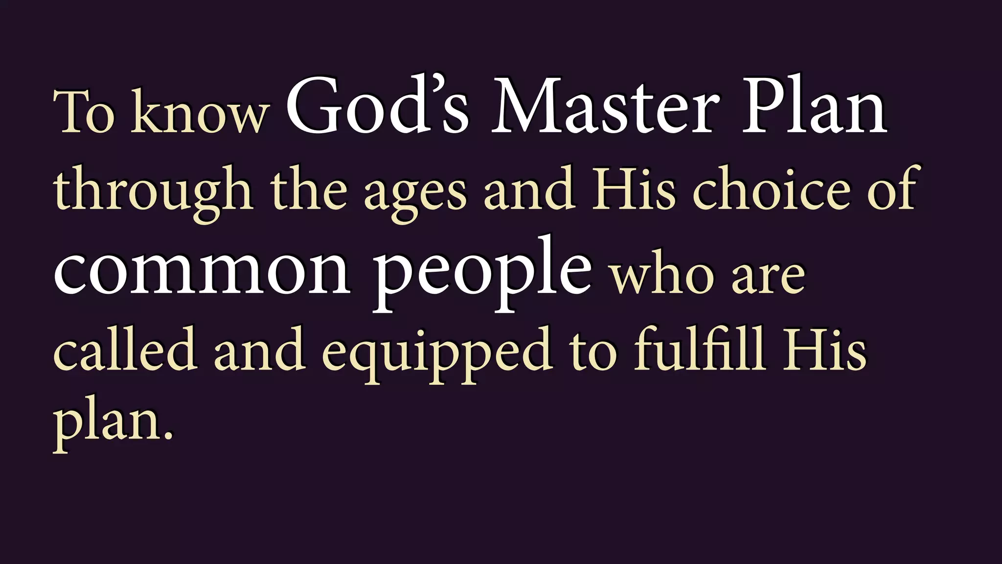 Called and Equipped | PPT