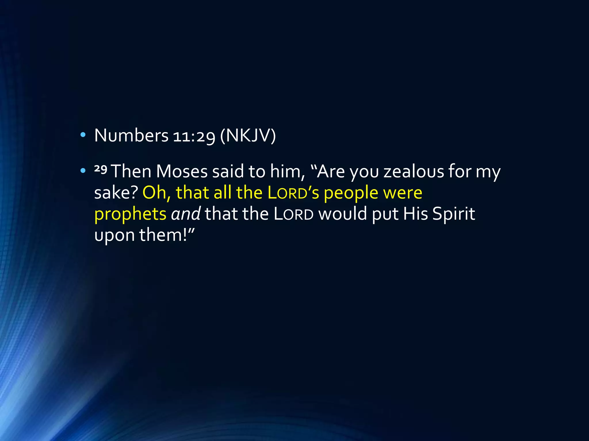 Are you called to be a Prophet? Called, chosen, and empowered | PPTX