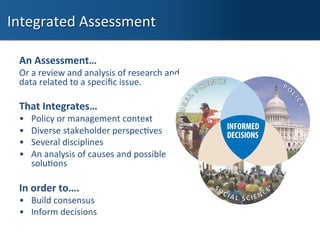 Integrated Assessment, Overview | PDF