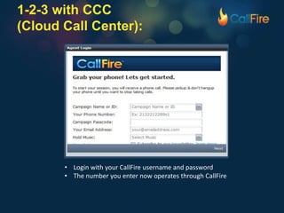 CallFire Platform and Product Suite | PPT