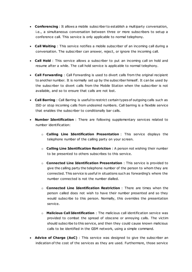 Call flow in gsm | DOCX | Phone Services | Home Utilities