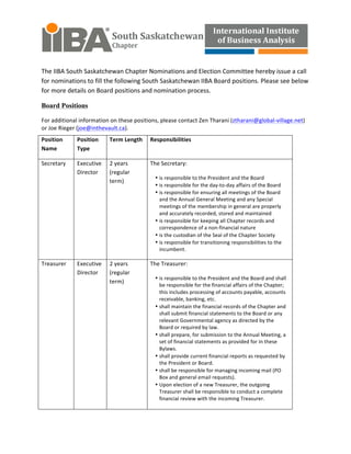 Call for nominations 2014 | PDF