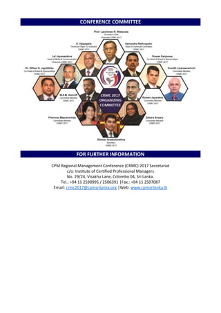 CALL FOR PAPERS::CRMC 2017:: | PDF