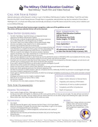 The Military Child Education Coalition "Call for the Arts" Information ...