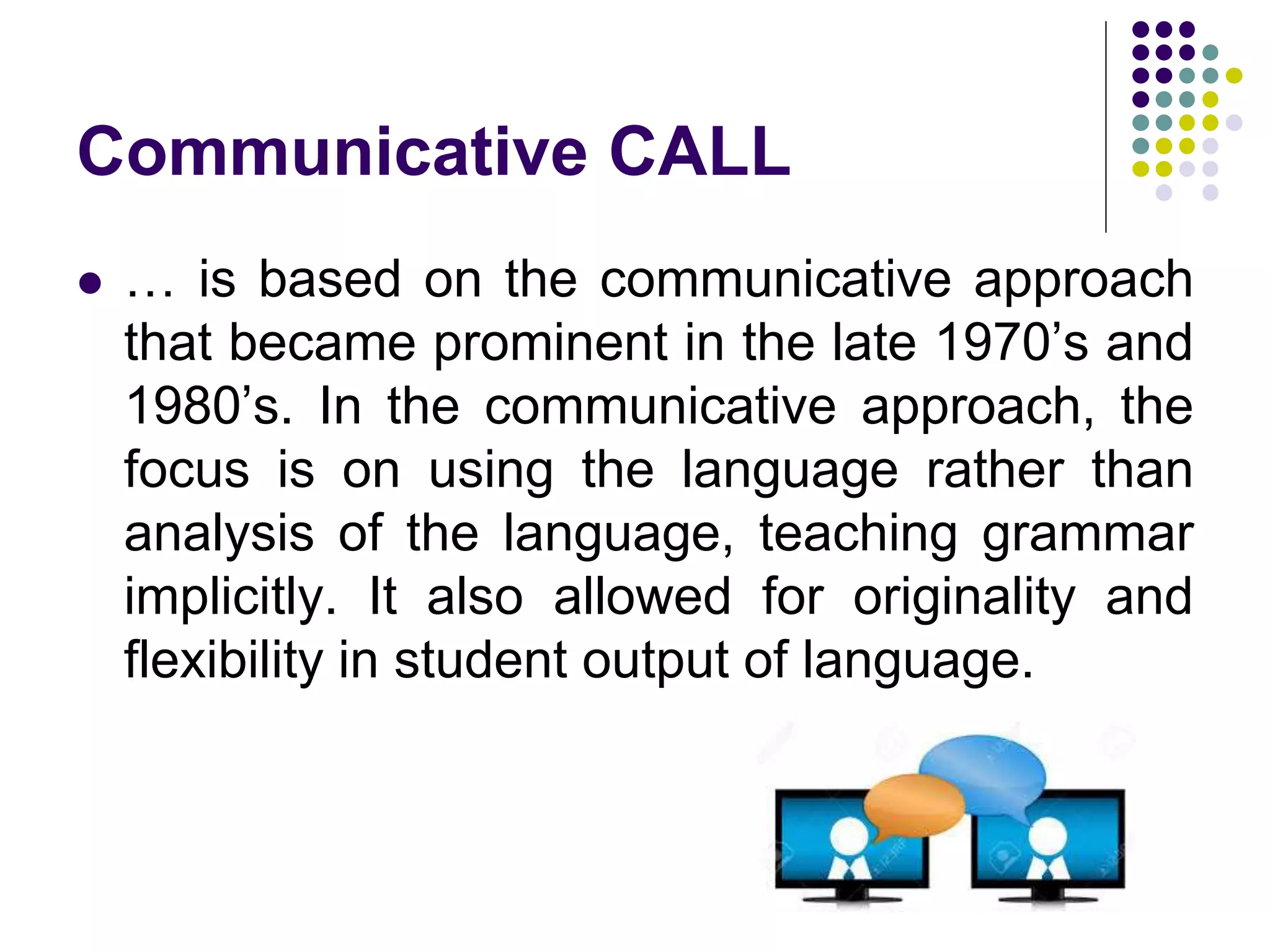 Computer Assisted Language Learning | PPTX