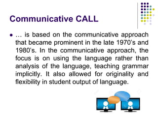 Computer Assisted Language Learning | PPT