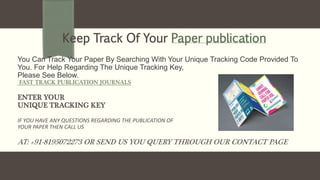 Submit Your Research Paper | Publish Research Paper | IJARIIT Journal | PPT