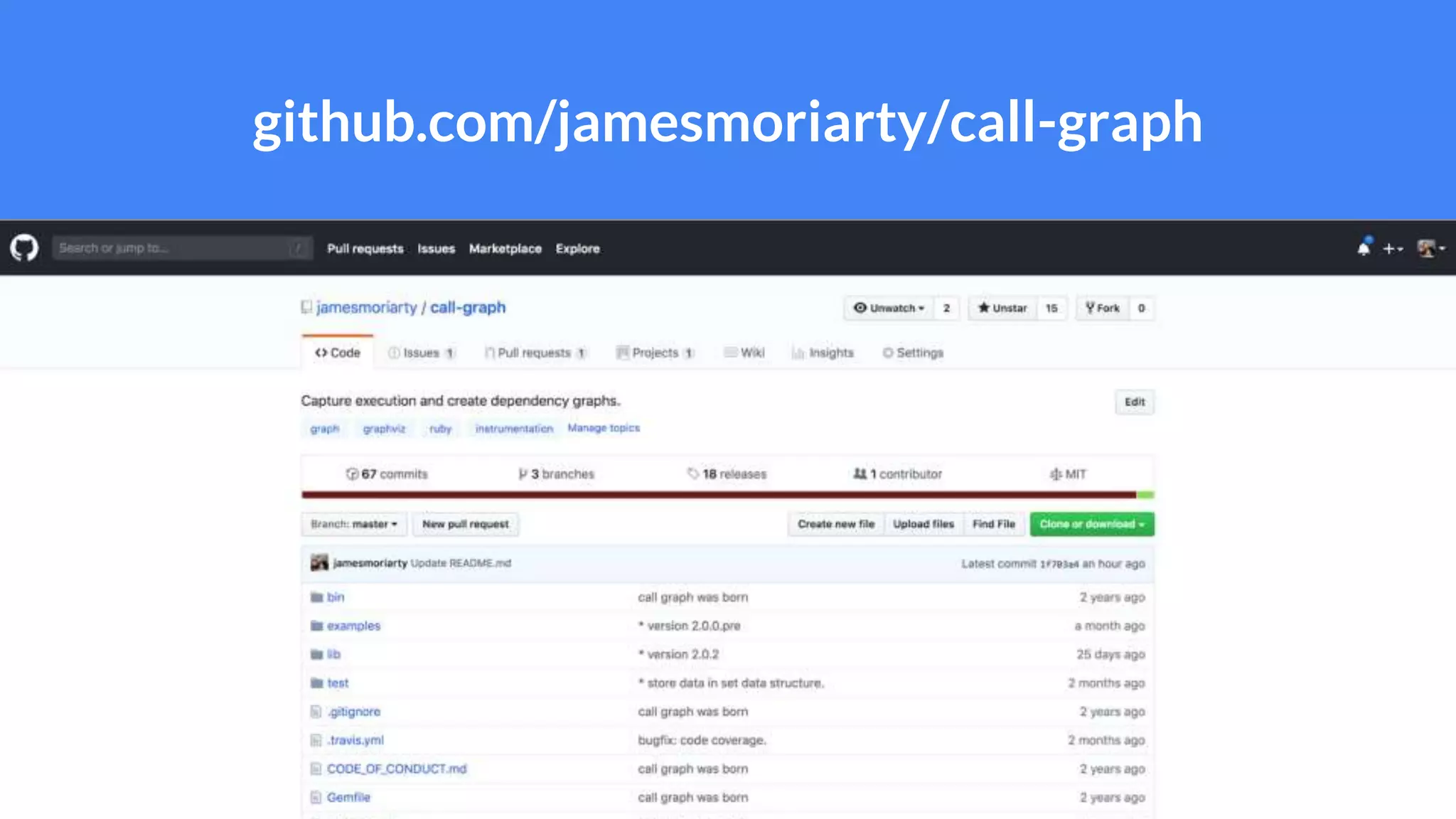 Lightning Talk - Call Graphs | PPT