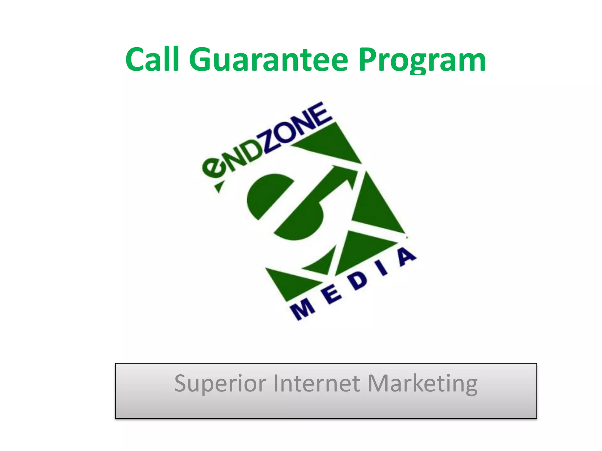 Call guarantee program presentation | PPTX