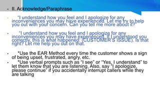 Call handling guidelines | PPTX