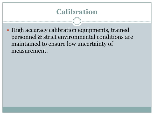 Callibration | PPT