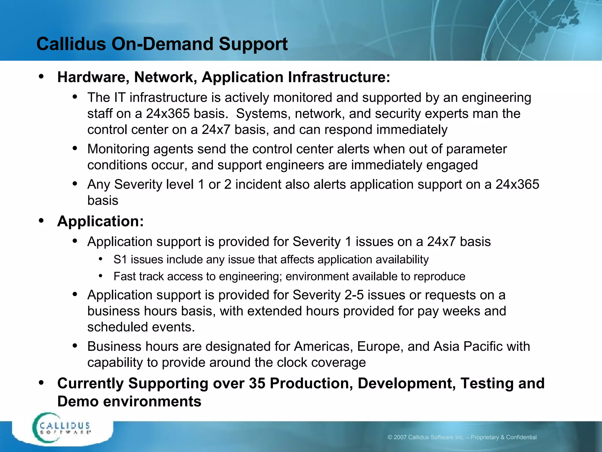 Callidus Software On-Premise To On-Demand Migration | PPT