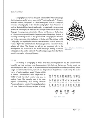 Calligraphy In Interior Design | PDF