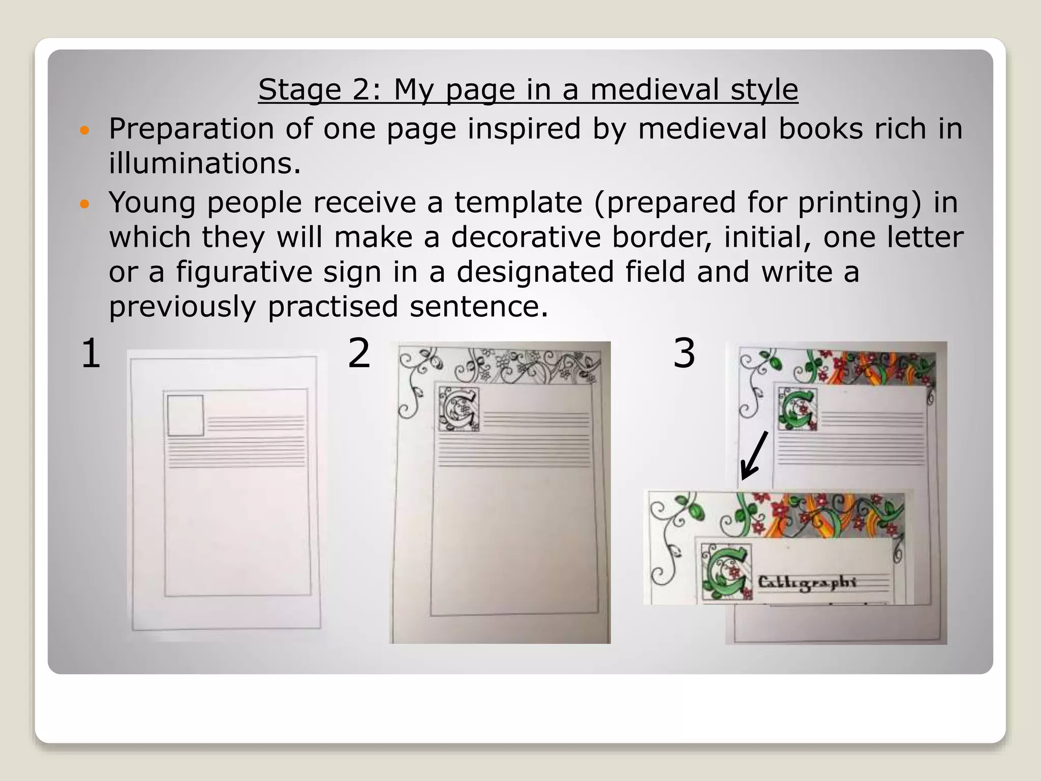 Calligraphy "Past and Present" | PPT