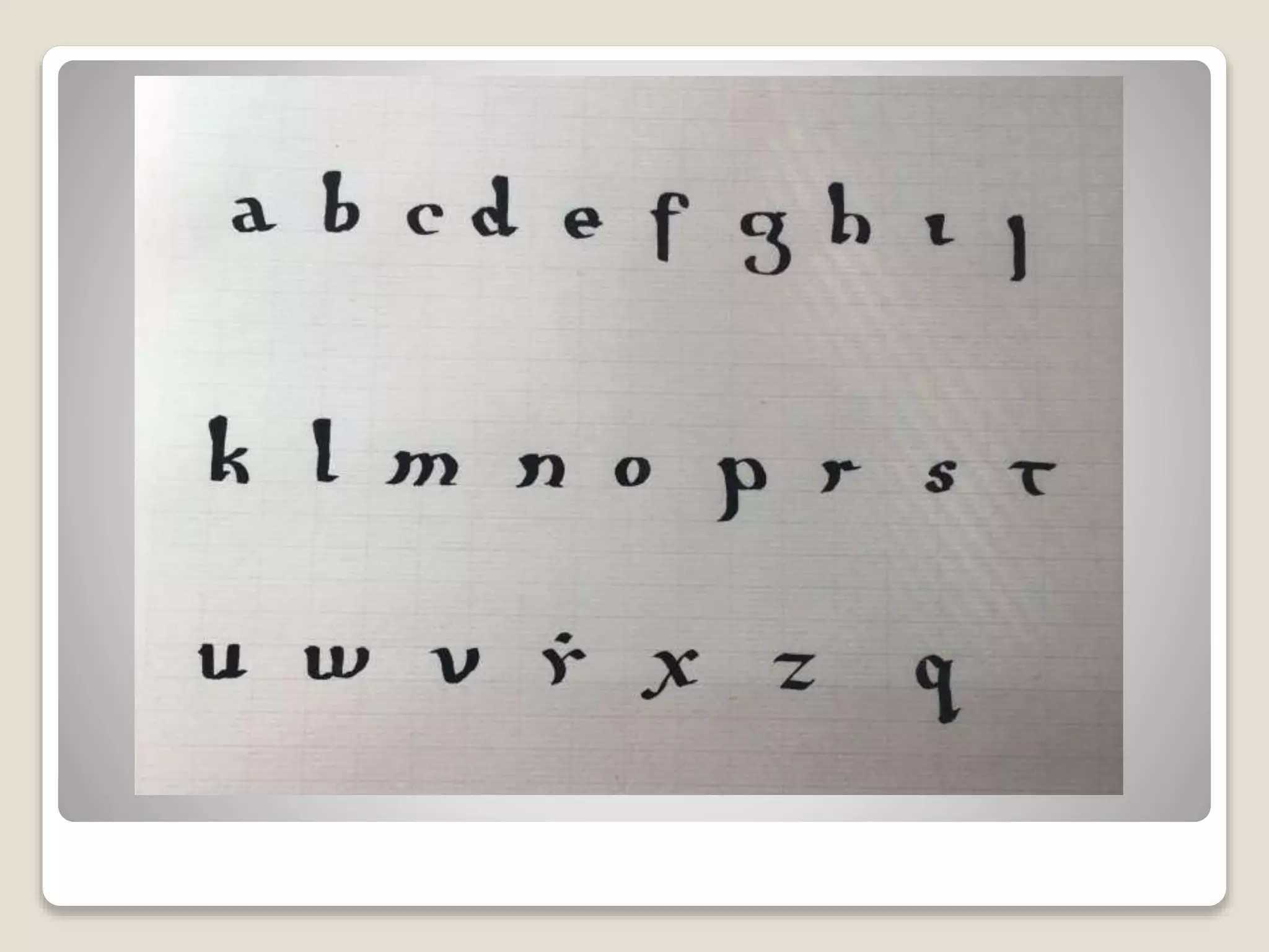 Calligraphy "Past and Present" | PPT