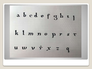 Calligraphy "Past and Present" | PPT