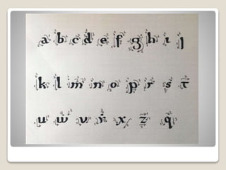 Calligraphy "Past and Present" | PPT