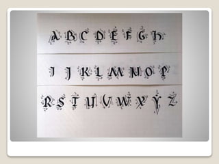 Calligraphy "Past and Present" | PPT