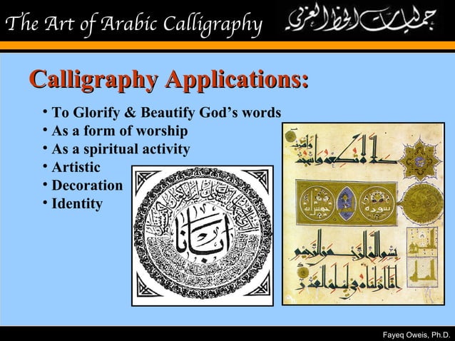 Calligraphy presentation | PPT