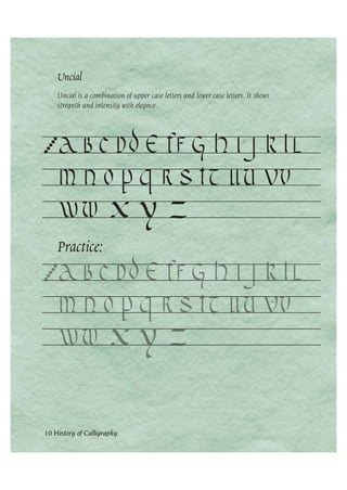 Calligraphy 102 | PDF